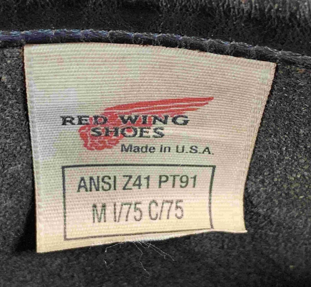 Yahoo!オークション - 9D PT91 プリントタグ レッドウィング RED WING...