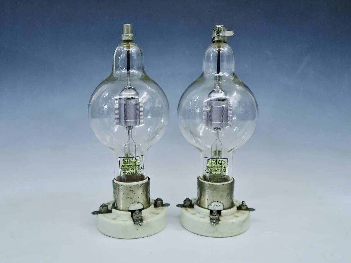 Yahoo!オークション - EIMAC/アイマック 100TH/VT218 真空管 2本(7)(10...
