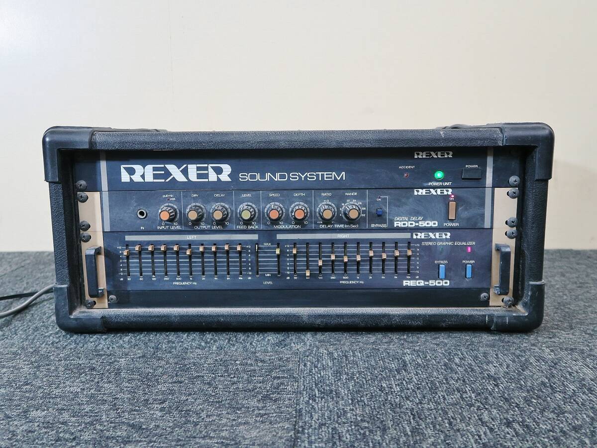 Yahoo!オークション - REXER/レクサー RDD-500/REQ-500 PA機器まとめて...