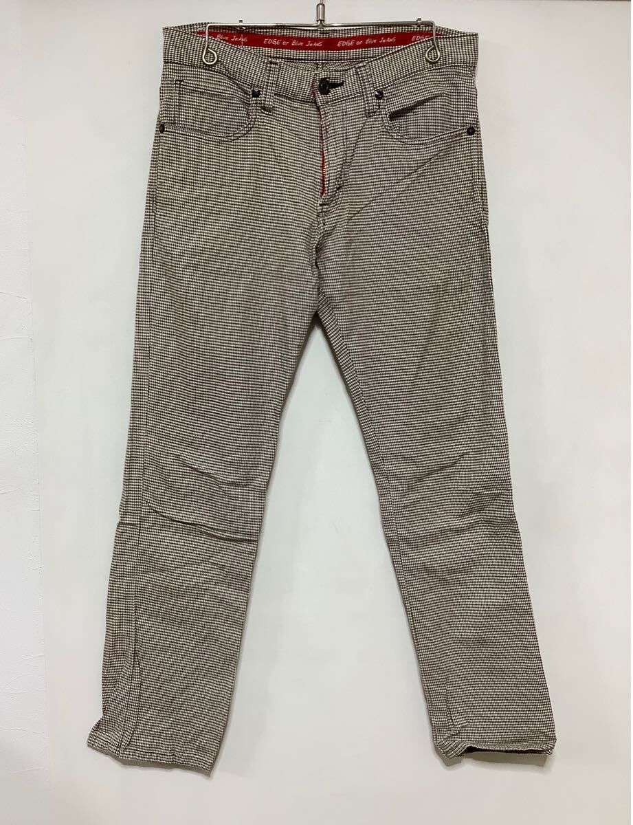 Yahoo!オークション - Y-1326 EDWIN エドウィン 千鳥格子 EG503 カラー...