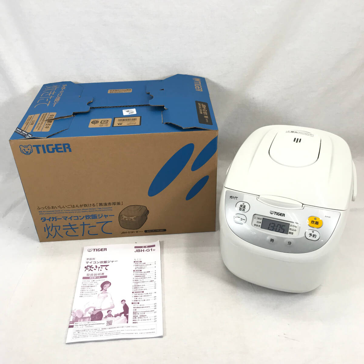 TIGER タイガー 炊飯器 JBH-G181(マイコン)｜売買されたオークション情報、yahooの商品情報をアーカイブ公開 - オークファン（aucfan.com）