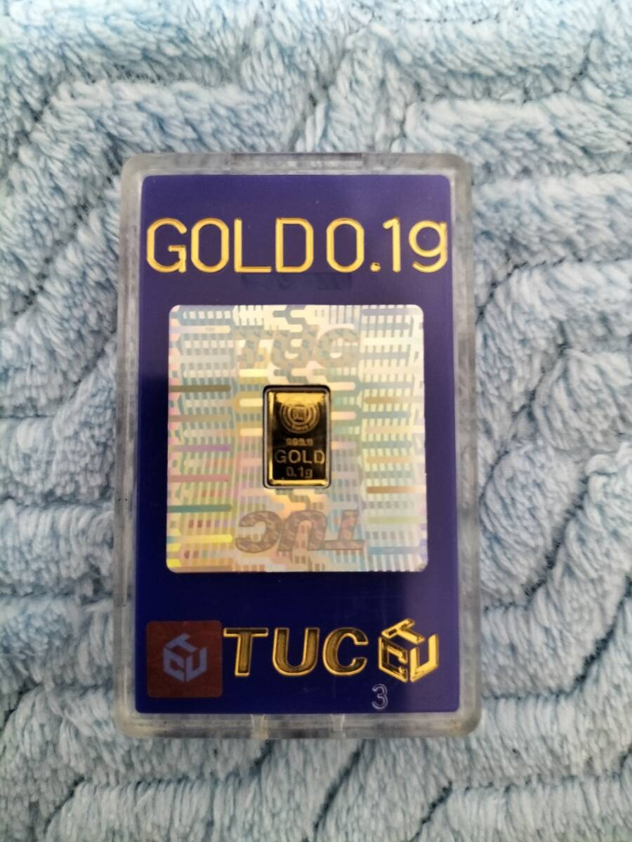 Yahoo!オークション - 金0.1g ケース未開封 ケース入り インゴッド 東...