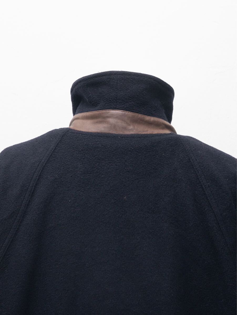 Yahoo!オークション - 【一枚袖】80s 90s ハーフコート カシミヤ混 イ...