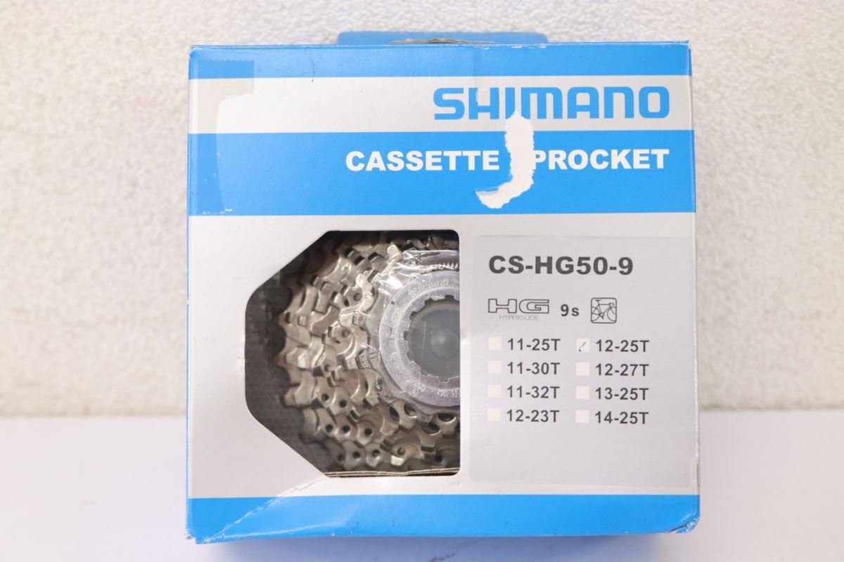 Yahoo!オークション - SHIMANO シマノ CS-HG50-9 9s 13-25T カセット...