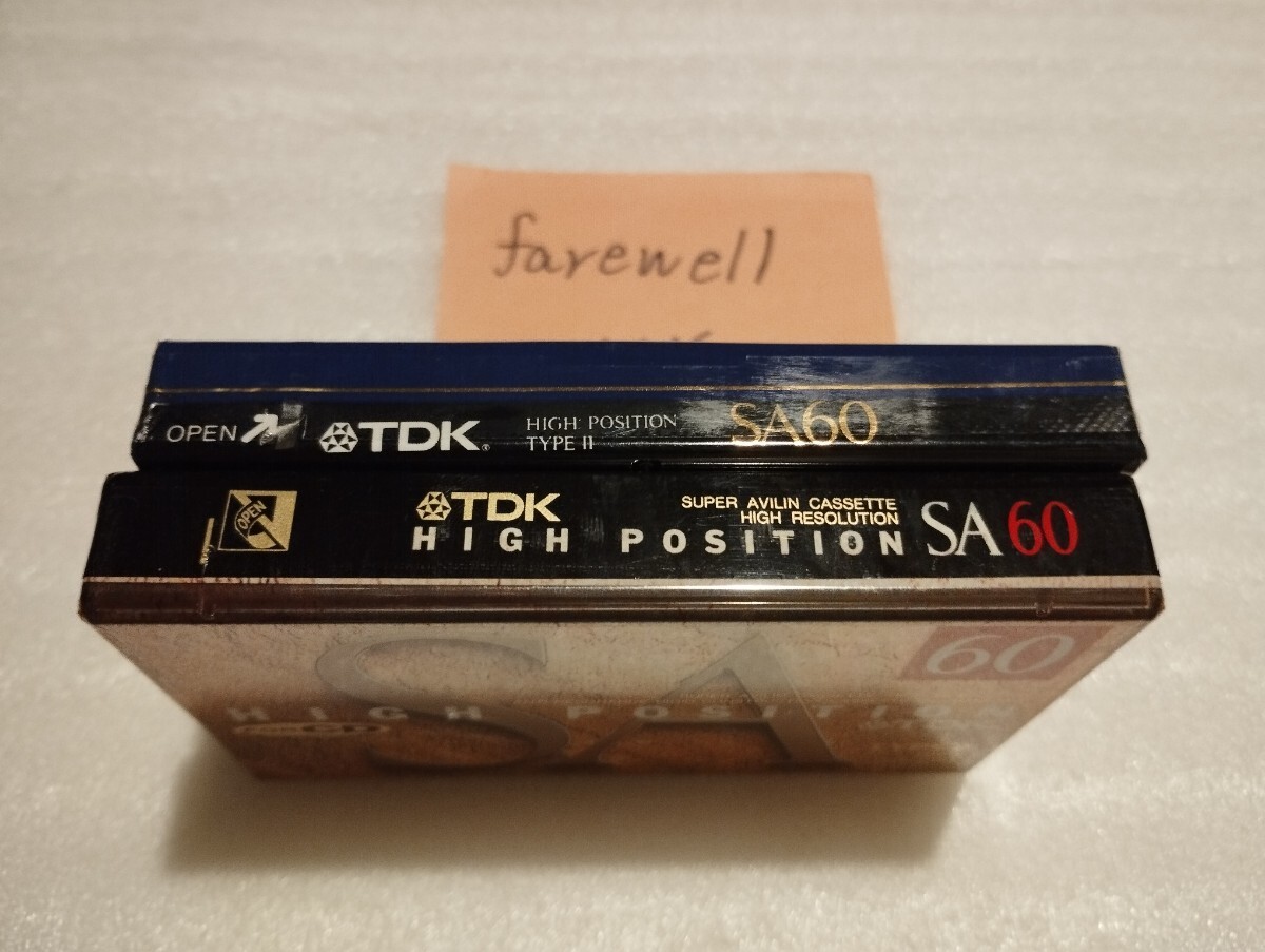 Yahoo!オークション - TDK SA 60 for CD HIGH POSITION TYPE Ⅱ 未開封...