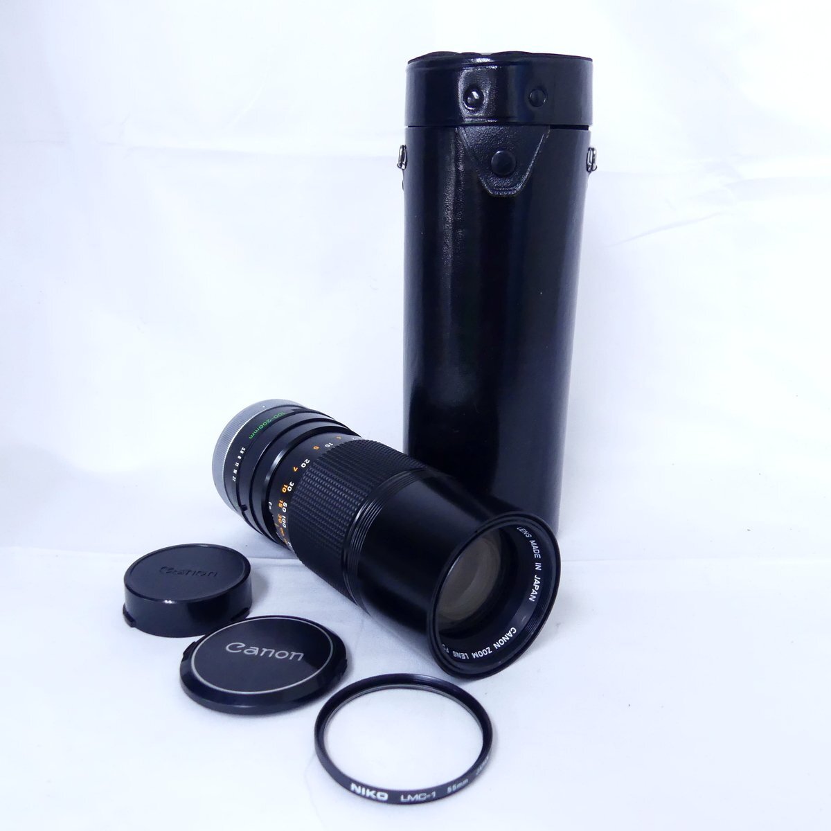 Yahoo!オークション - Canon キヤノン FD 100-200mm f5.6 S.C. マニュ...