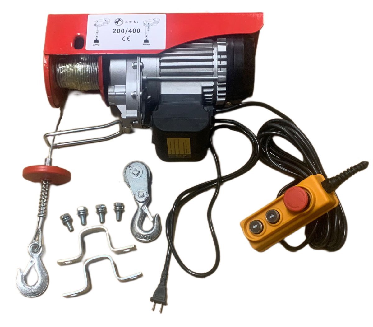 Yahoo!オークション - 三方良し 家庭用 電動ウインチ 100V ホイスト 最...