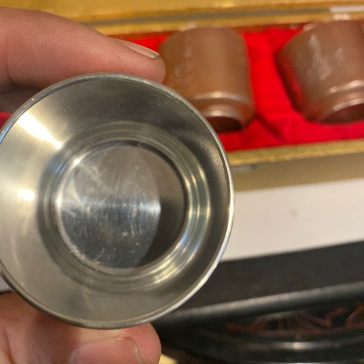 Yahoo!オークション - 酒器 お猪口 錫製