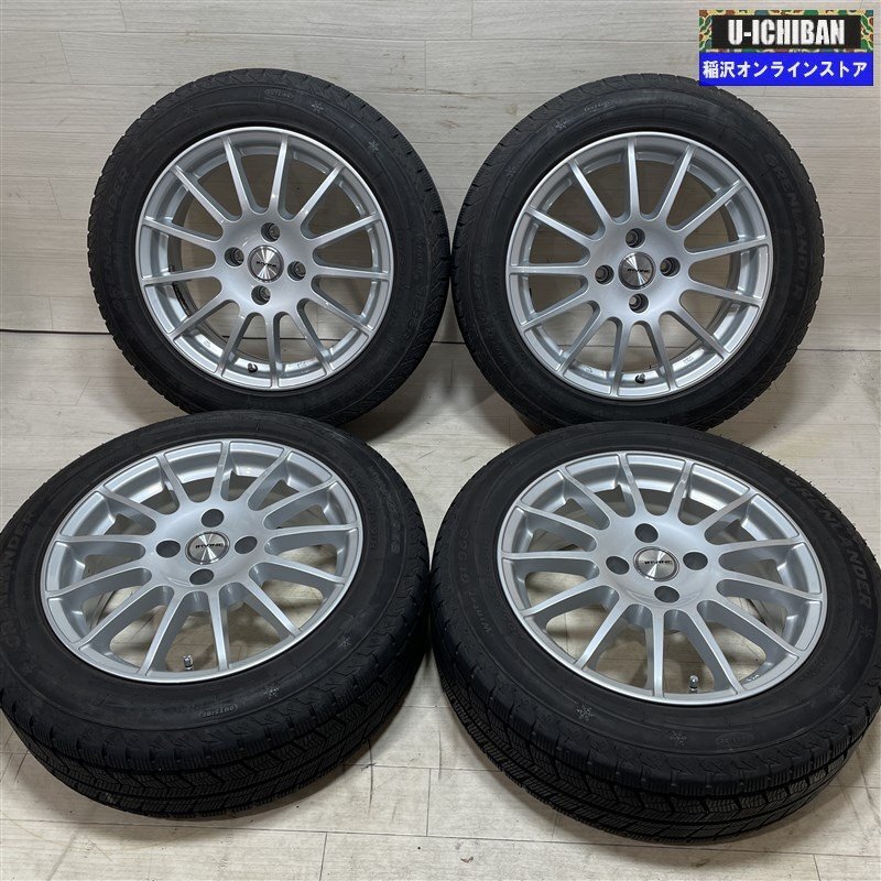 シトロエンC3/プジョー307 等 アーヴィンF01 6.5-16+25 4H108 GRANLANDER ウィンターGL868 205/55R16 16インチ スタッドレス 4本セット ...