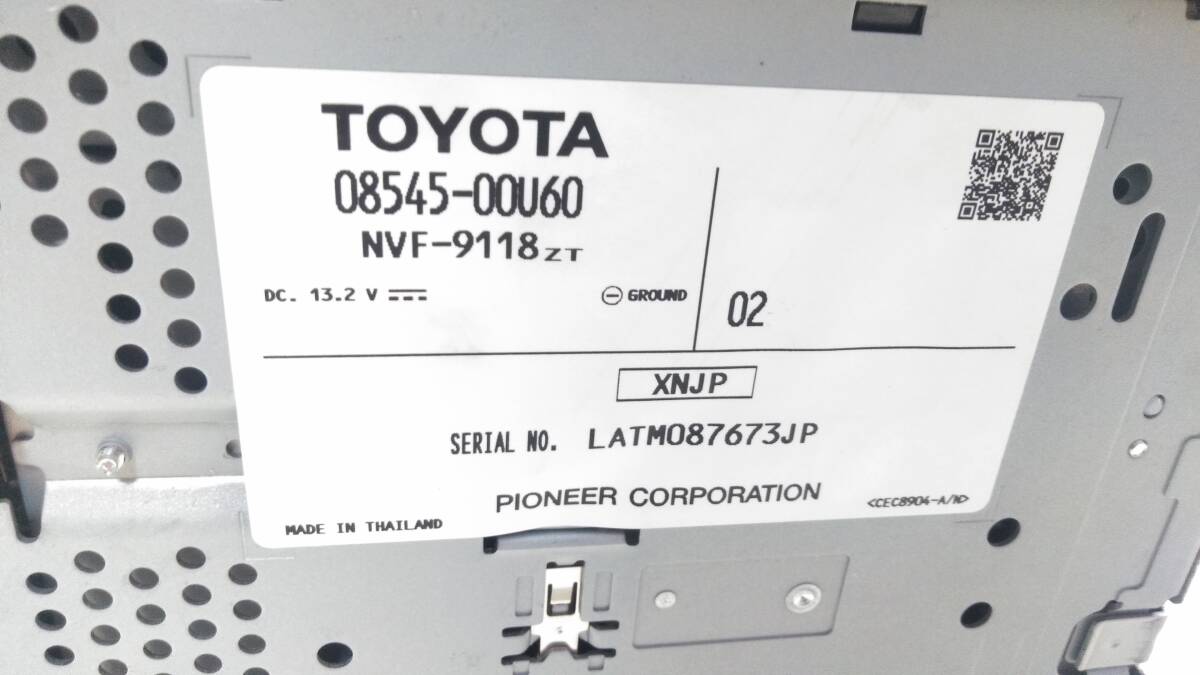 Yahoo!オークション - カーナビ TOYOTA NSCP-W61 08545-00U60 Pioneer ...