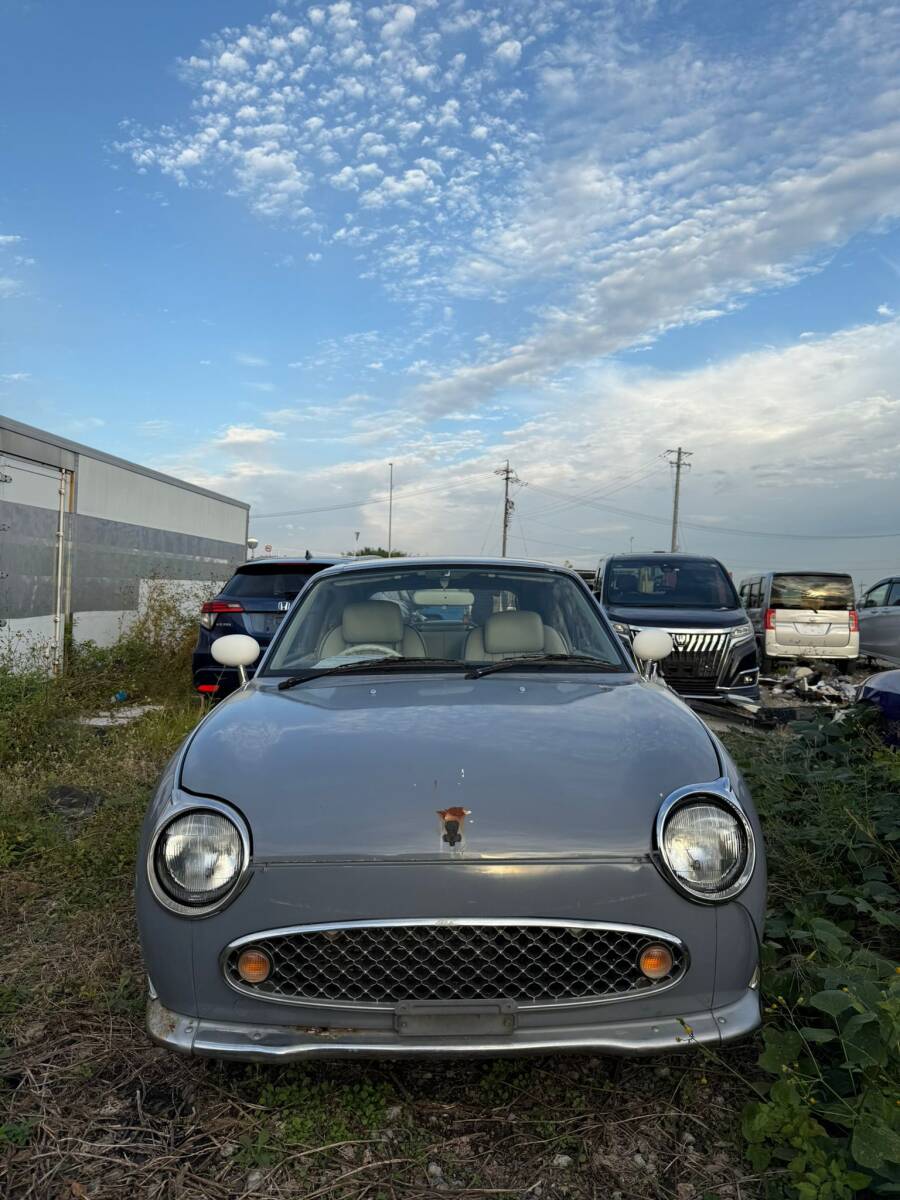 Yahoo!オークション - 日産 フィガロ Fk10 走行距離81 000km ターボ 1....