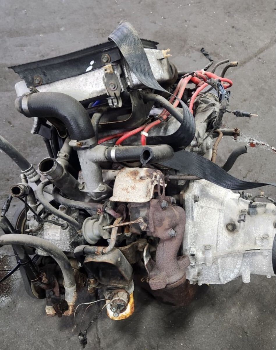 Yahoo!オークション - ジムニー F6A エンジン ミッション ターボ JA11 ...