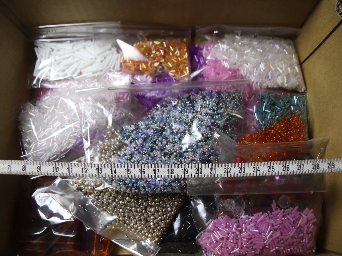 Yahoo!オークション - 【約1kg】No.7・半端物ガラスビーズ