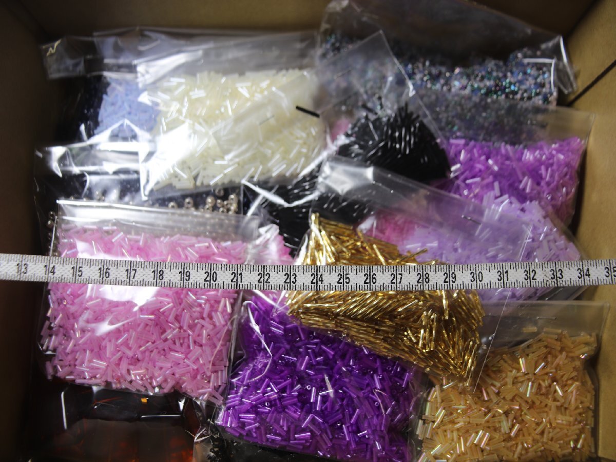 Yahoo!オークション - 【約1kg】No.6・半端物ガラスビーズ