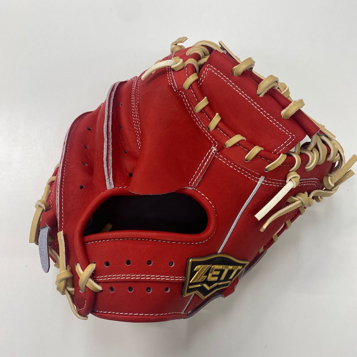 Yahoo!オークション - ZETT 少年軟式野球用キャッチャーミット レッド