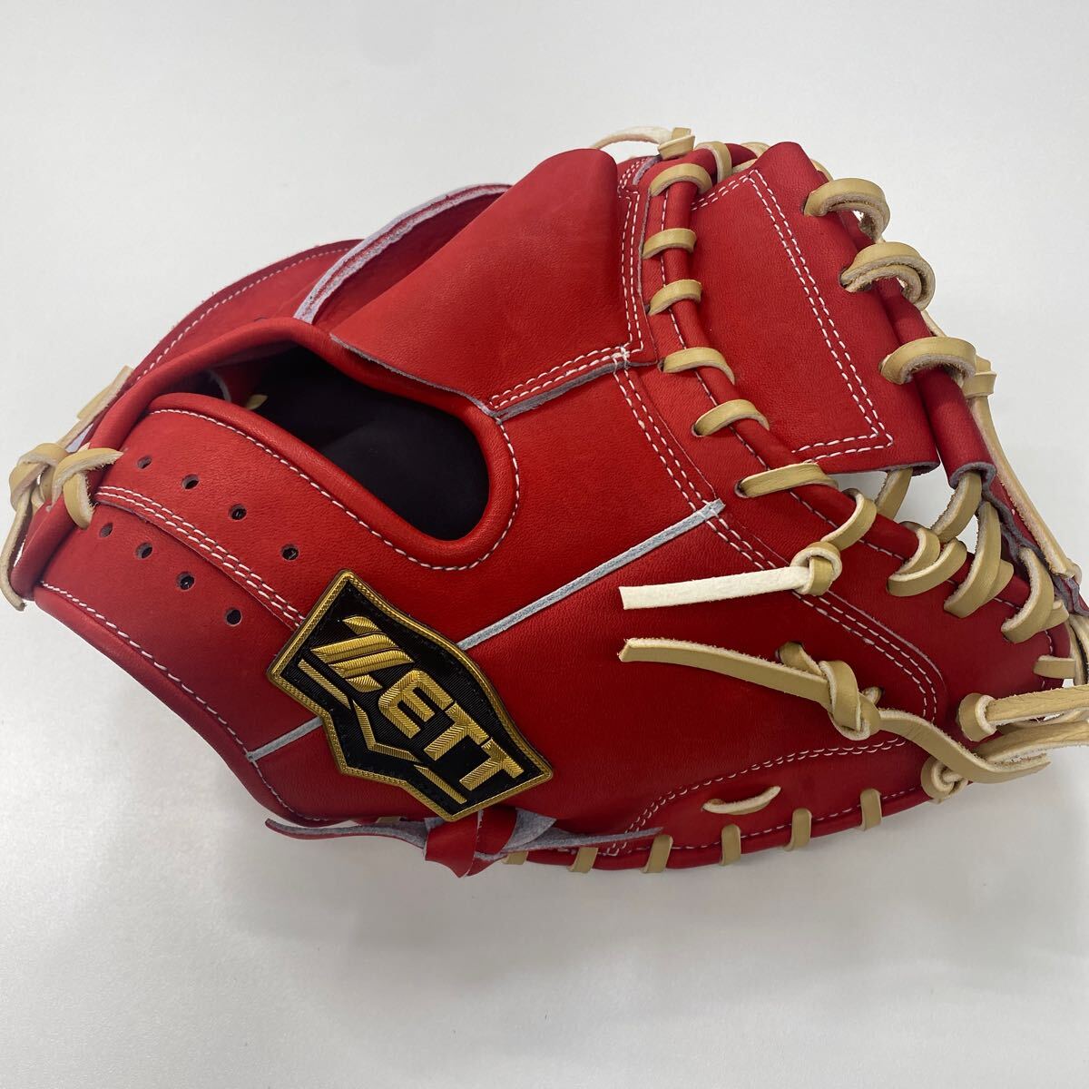 Yahoo!オークション - ZETT 少年軟式野球用キャッチャーミット レッド