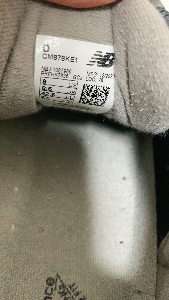 Yahoo!オークション - New balance ニューバランス 878 KE1 27cm ネイ...