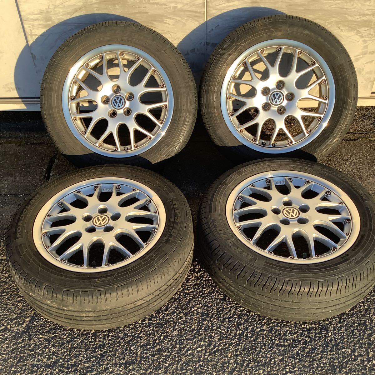 Yahoo!オークション - BBS VW フォルクスワーゲン ゴルフ 16インチ 6...