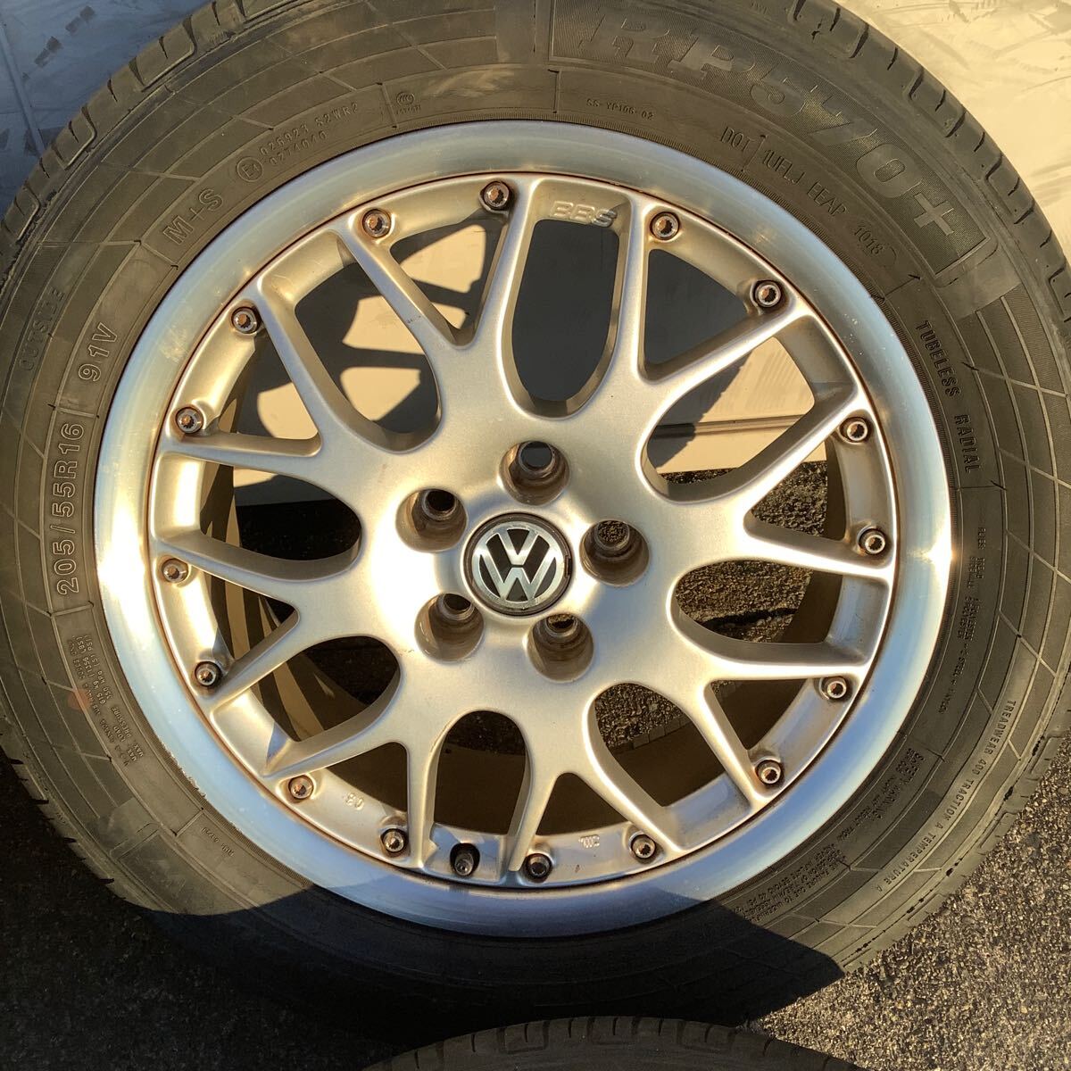 Yahoo!オークション - BBS VW フォルクスワーゲン ゴルフ 16インチ 6...