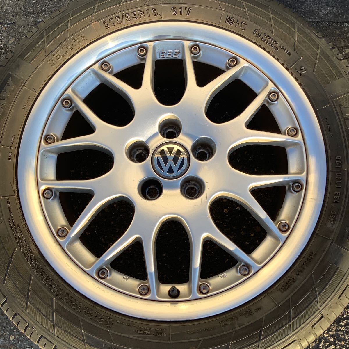 Yahoo!オークション - BBS VW フォルクスワーゲン ゴルフ 16インチ 6...