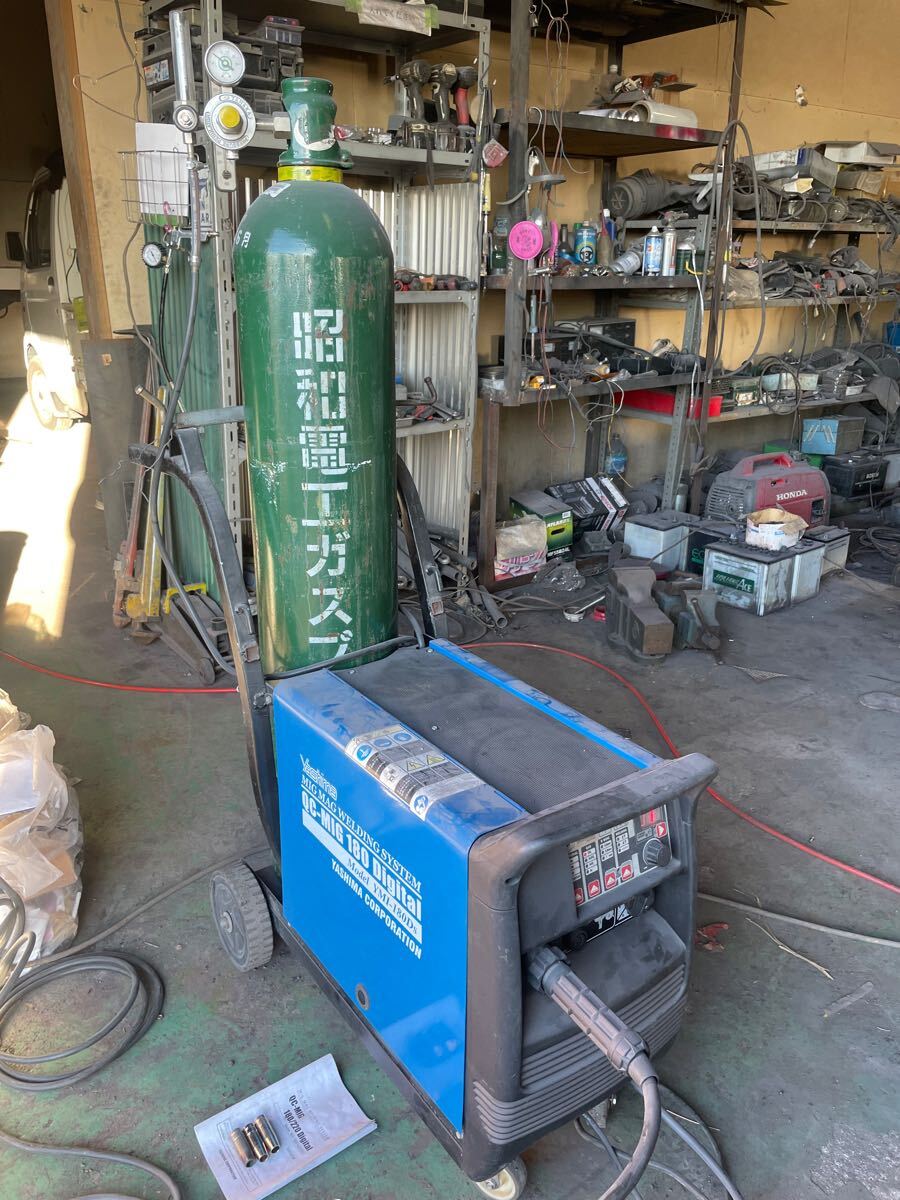 YASIMA ヤシマ MIG MAG 溶接機 QC-MIG180 デジタル 鉄 アルミ ステンレス YMI-180Ds ジャンク品 ガスは付きません(半自動溶接機)｜売買されたオークション情報 ...