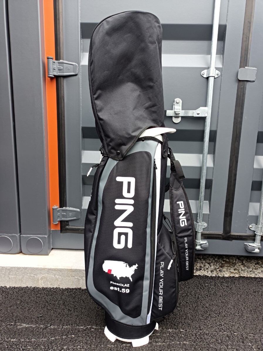 Yahoo!オークション - 練習短時間使用 ping キャディバッグ used良美品...