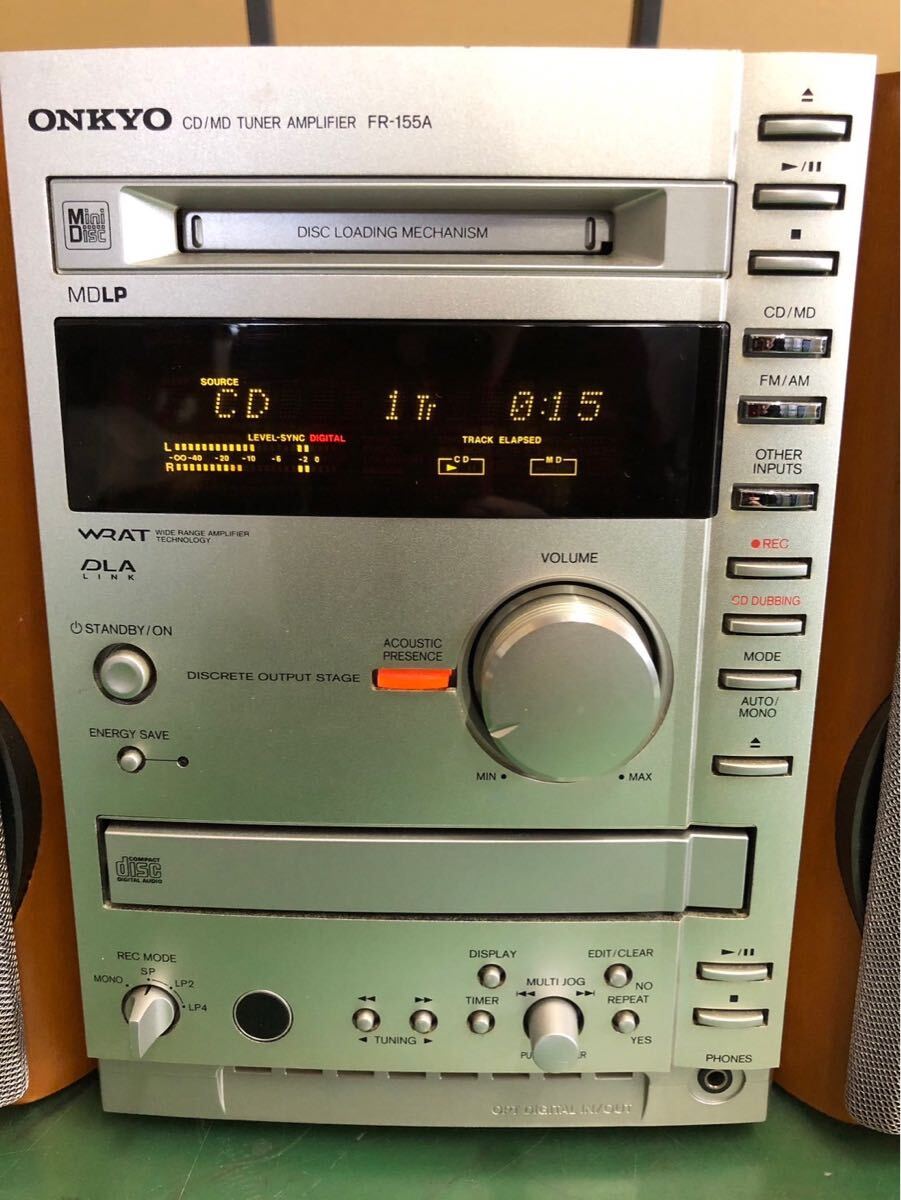 Yahoo!オークション - ONKYO オンキョー FR-155A D-02A ミニコンポ CD ...