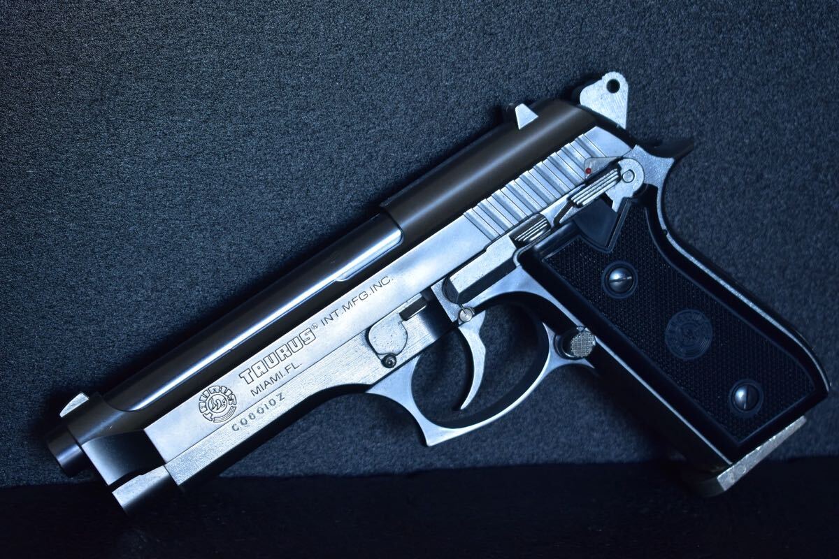 Yahoo!オークション - マルシン トーラス PT92 シルバー 固定スライド...