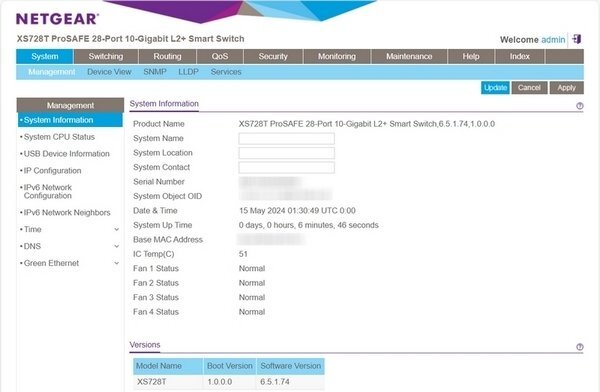 Yahoo!オークション - NETGEAR XS728T 10ギガビット24ポートスマート...