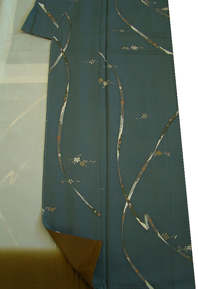 Yahoo!オークション - 値下げ 時代屋 裄64.4cm S寸 お洒落 一越地 小紋...