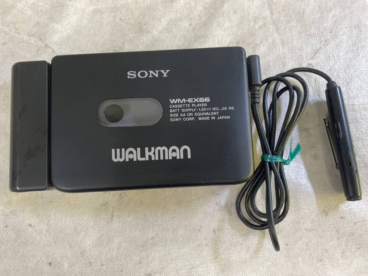 Yahoo!オークション - （104）SONY ソニー WM-EX66 WALKMAN カセットウ...