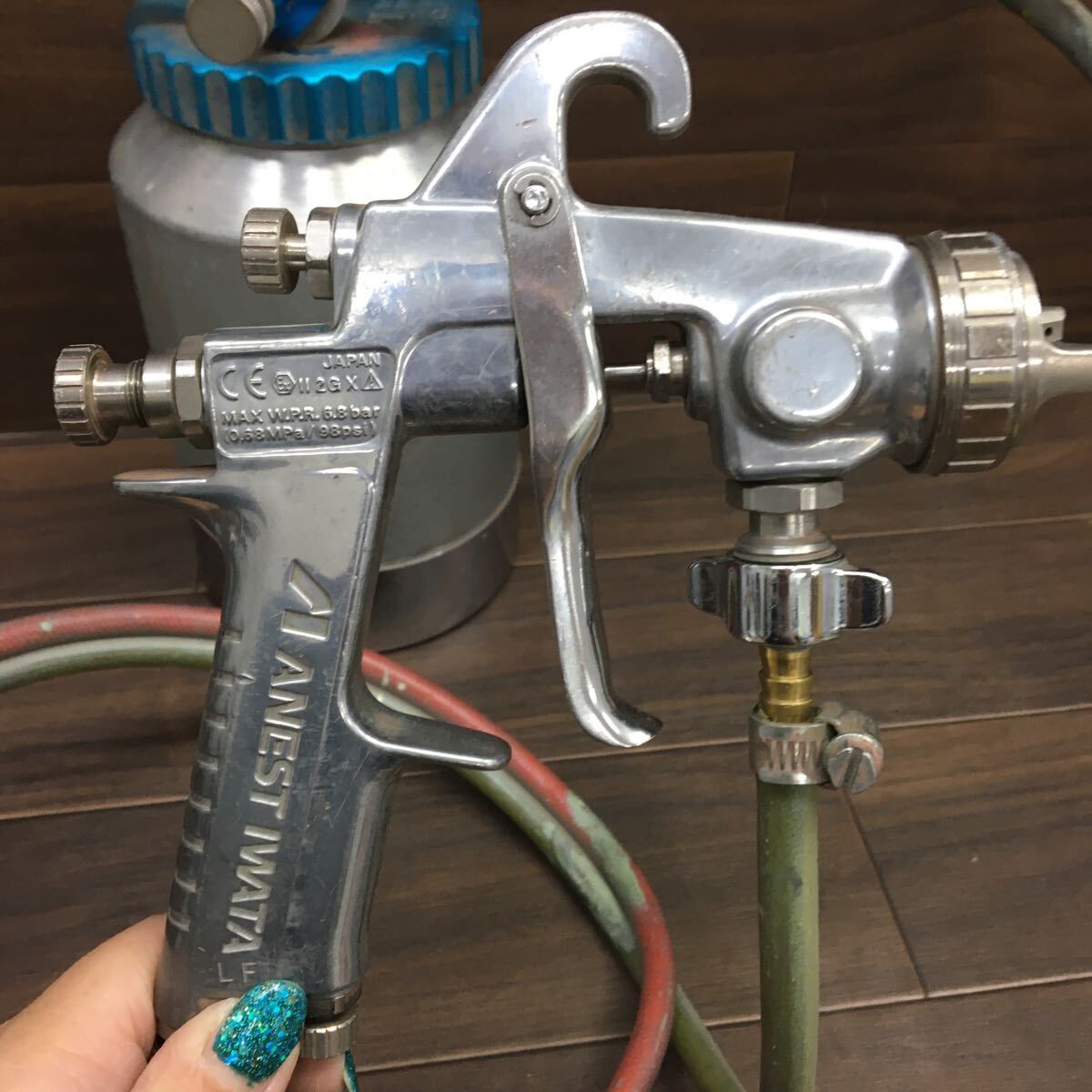 GT1031 B-84 ANEST IWATA アネスト イワタ 岩田 タンクスプレーガン PC-18D 圧力コンテナ 2L 現状品(塗料)｜売買されたオークション情報、yahooの商品情報を ...