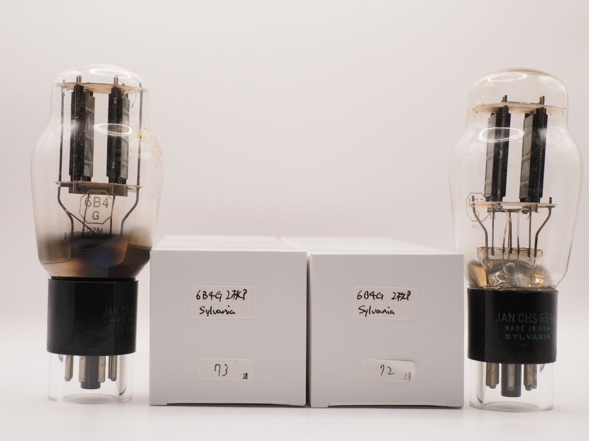 Yahoo!オークション - 6B4G(ヒーター6.3v版2A3) Sylvania 測定済良品 ...