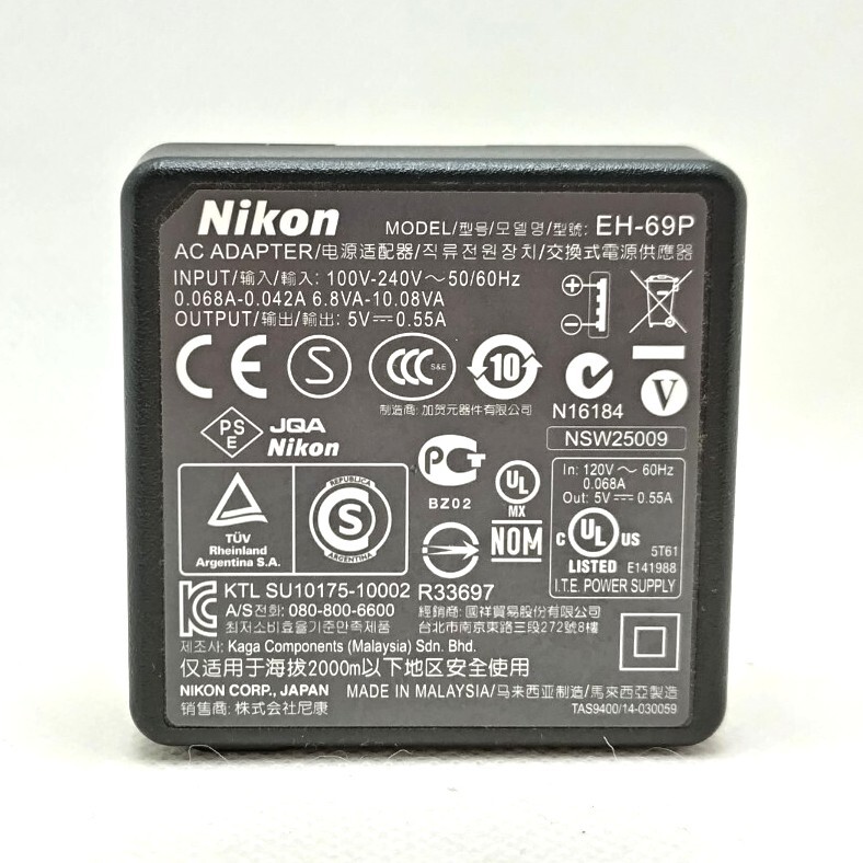 Yahoo!オークション - Nikon ニコン EH-69P 純正 充電器 ACアダプター ...