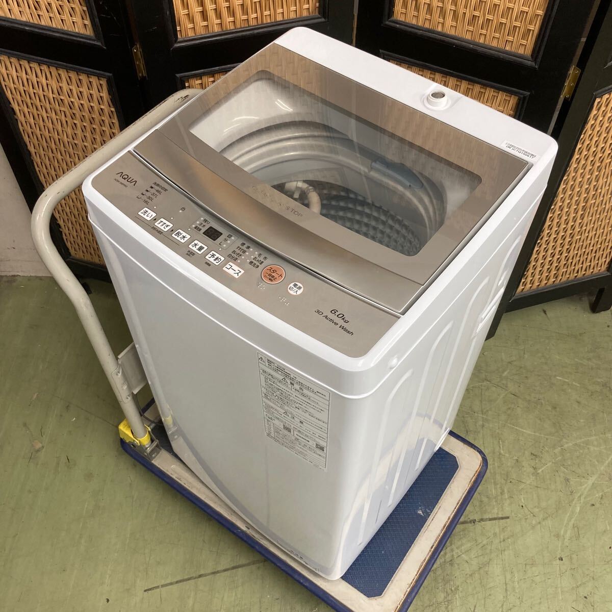 Yahoo!オークション - 2024年製 AQUA アクア 全自動洗濯機 AQW-S6P ホ...