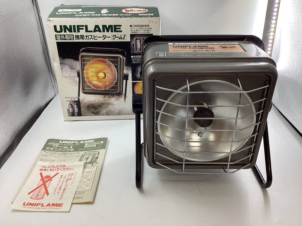 Yahoo!オークション - 【A232】UNIFLAME ユニフレーム 携帯ガスヒータ...