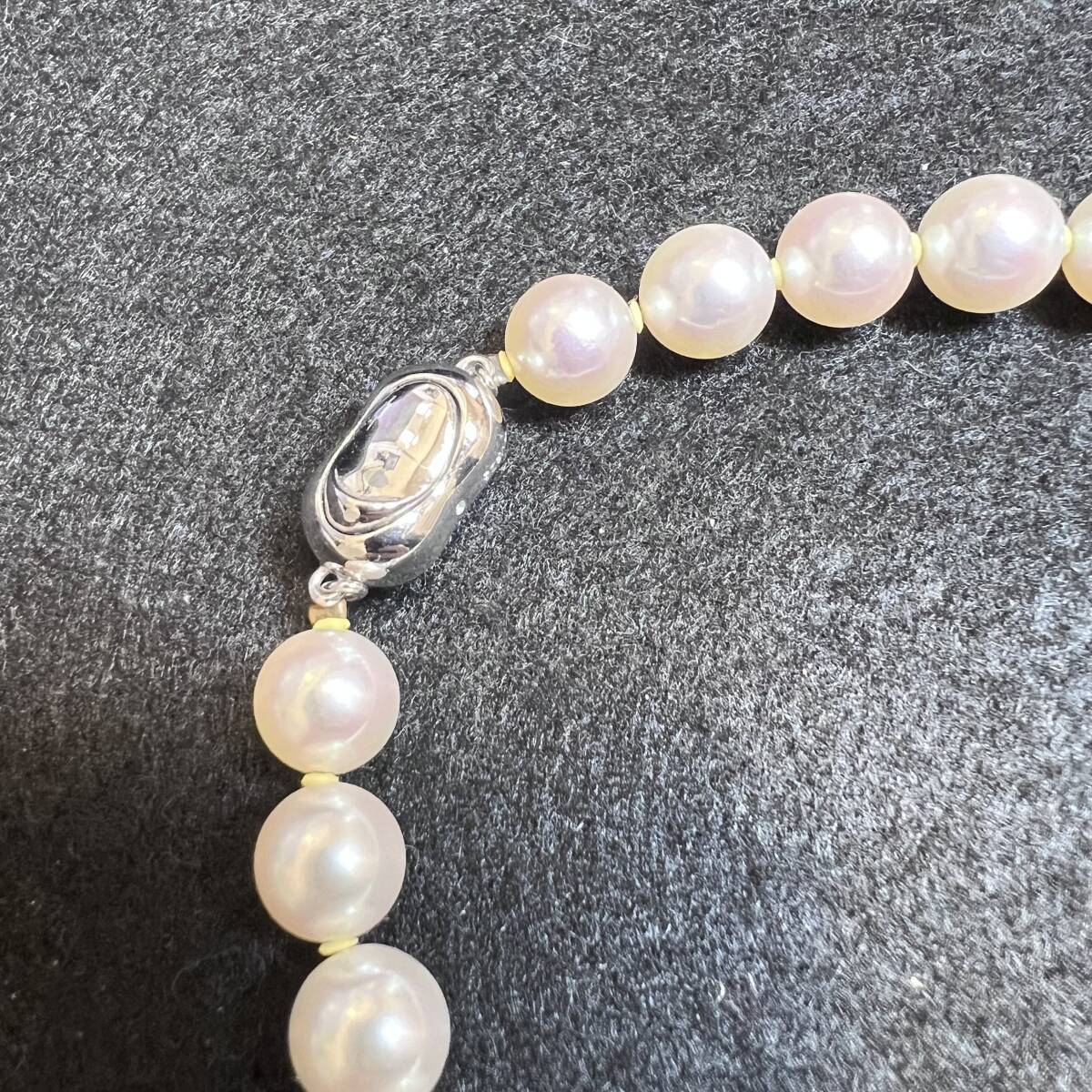 Yahoo!オークション - 【花珠真珠】 ネックレス/SV イヤリング/K18wg ...