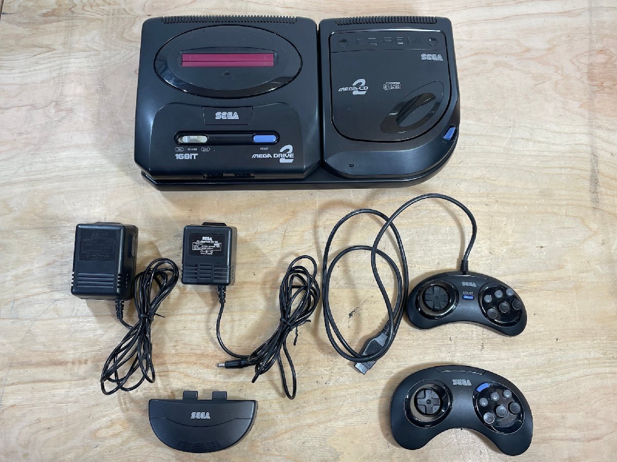 Yahoo!オークション - 【通電確認OK】セガ SEGA MEGA DRIVE2 16BIT MEG...