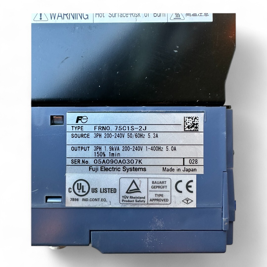 Yahoo!オークション - 富士電機 FRN0.75C1S-2J インバータ / Fuji Elec...