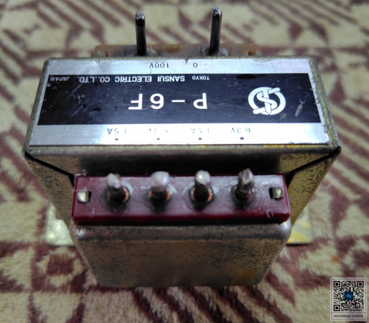 Yahoo!オークション - 電源トランス SANSUI P-6F 6.3V 1.5A x2