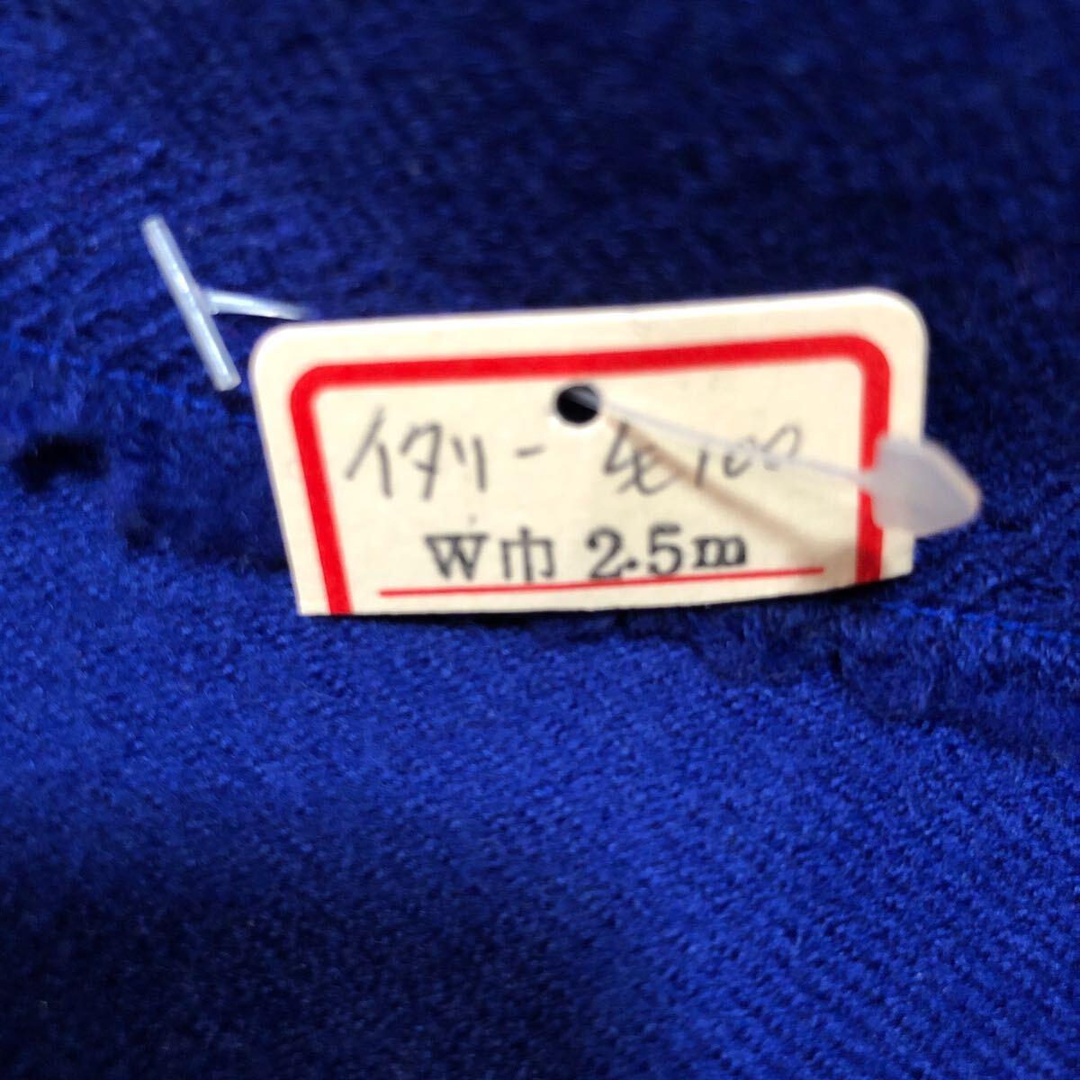 Yahoo!オークション - イタリー製生地 ウール100% 無地 ネイビー 巾150...