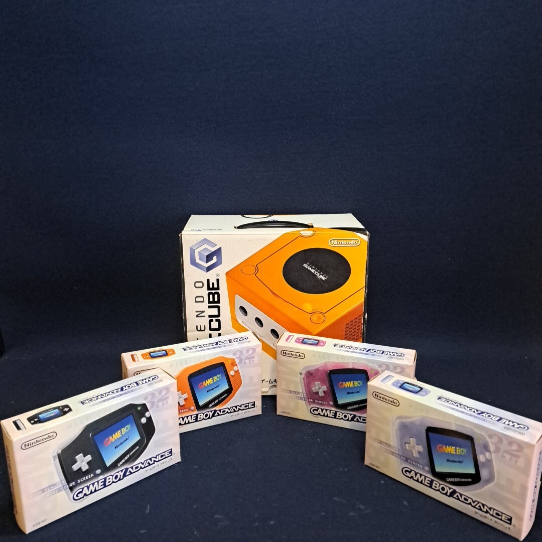 Yahoo!オークション - NINTENDO GAMECUBE オレンジ GameBoyアドバンス...