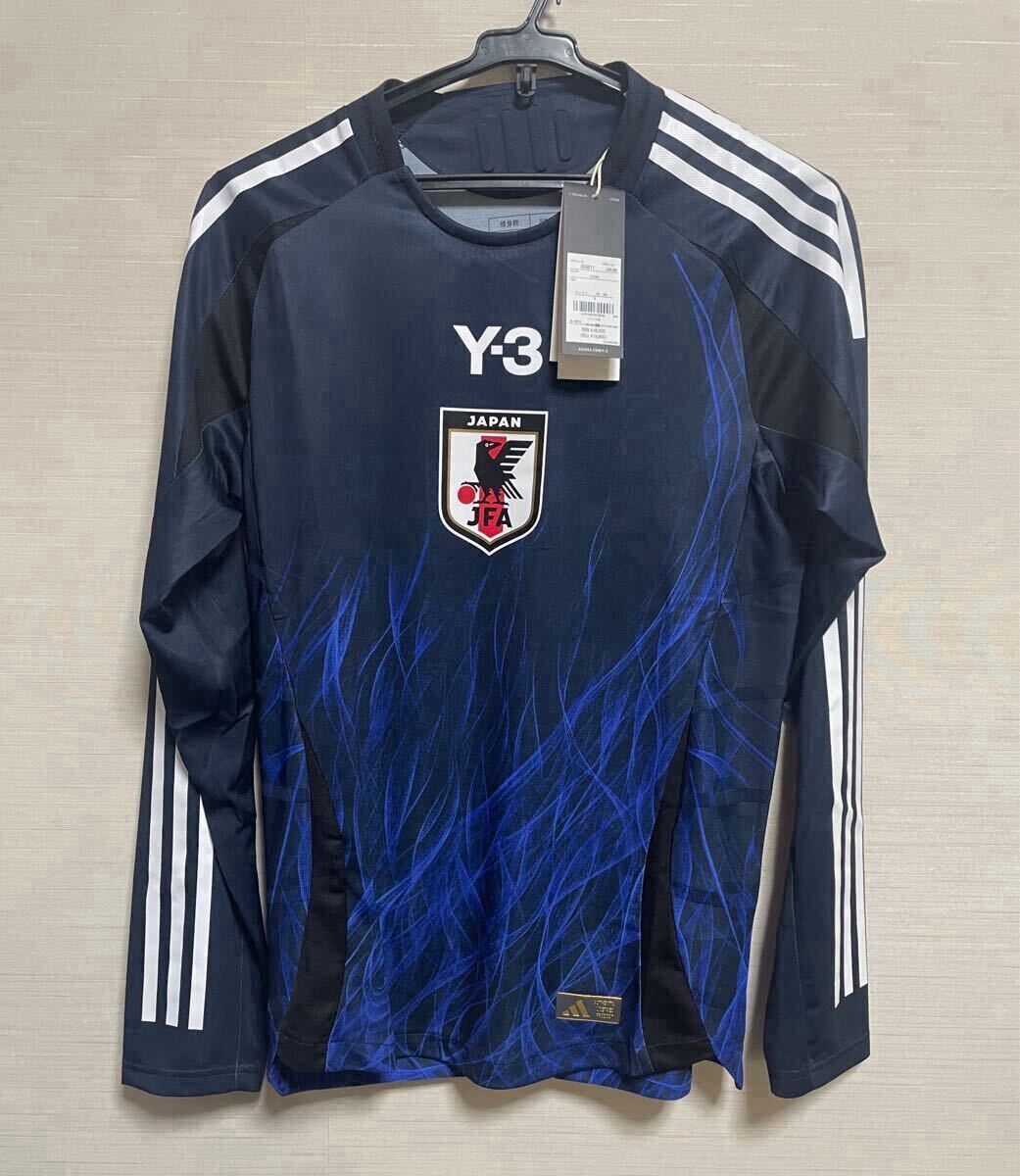 1円スタート 正規品 日本代表 2024 y-3 オーセンティック 長袖ユニフォーム 炎 y3 な しこジャパン ドーハ 久保 三笘 Japan ゲームシャツ(日本)｜売買されたオークション ...