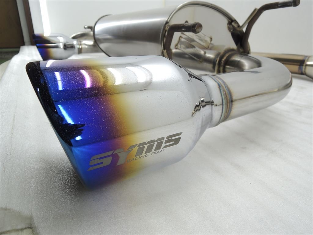 Yahoo!オークション - SYMS シムス Rrマフラー Exチャンバー セット Y0...