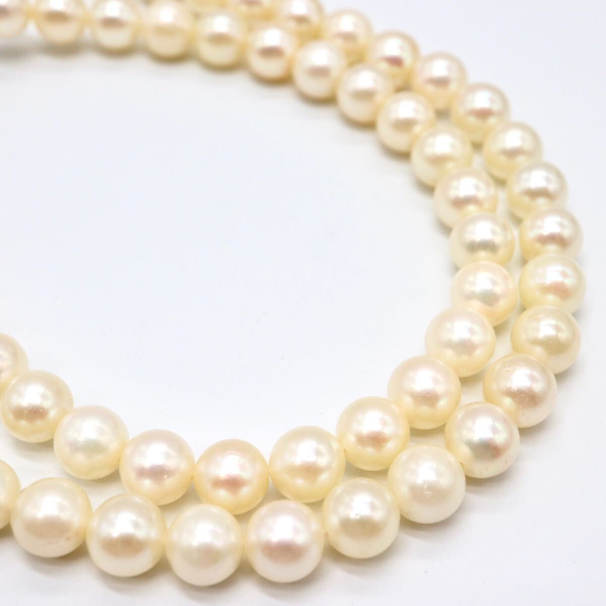 Yahoo!オークション - 1円〜 アコヤ本真珠ネックレス N 約22.9g 約42.5...