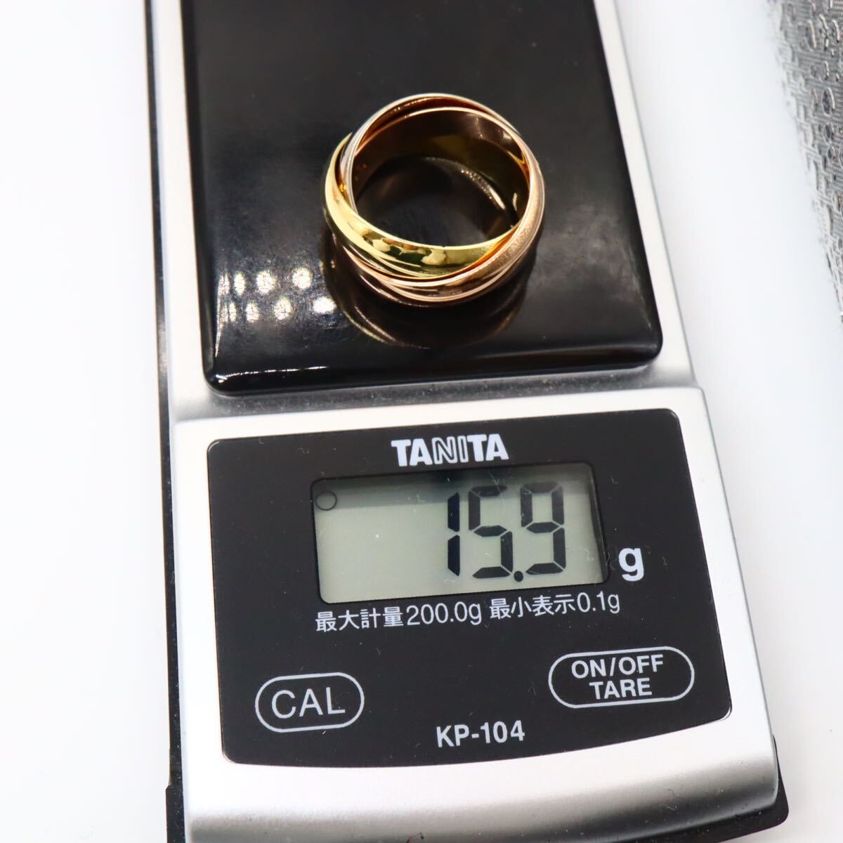 Yahoo!オークション - 1円〜 美品 Cartier(カルティエ) K18 トリニティ...