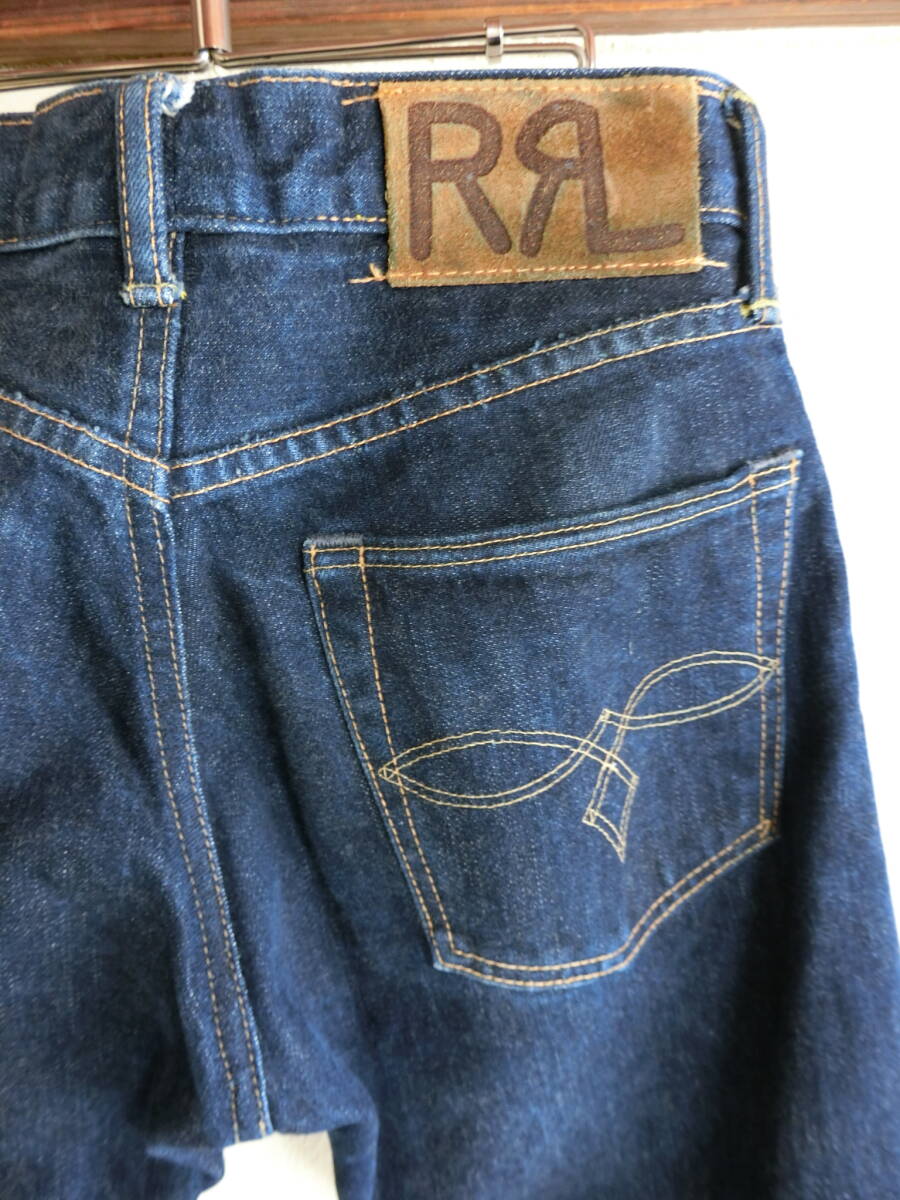 RRL Ralph Lauren ダブルアールエル USA製 セルビッジ 赤耳 デニム W28×30 アメリカ製 濃紺 MADE IN USA ラルフローレン(ボトムス)｜売買された ...