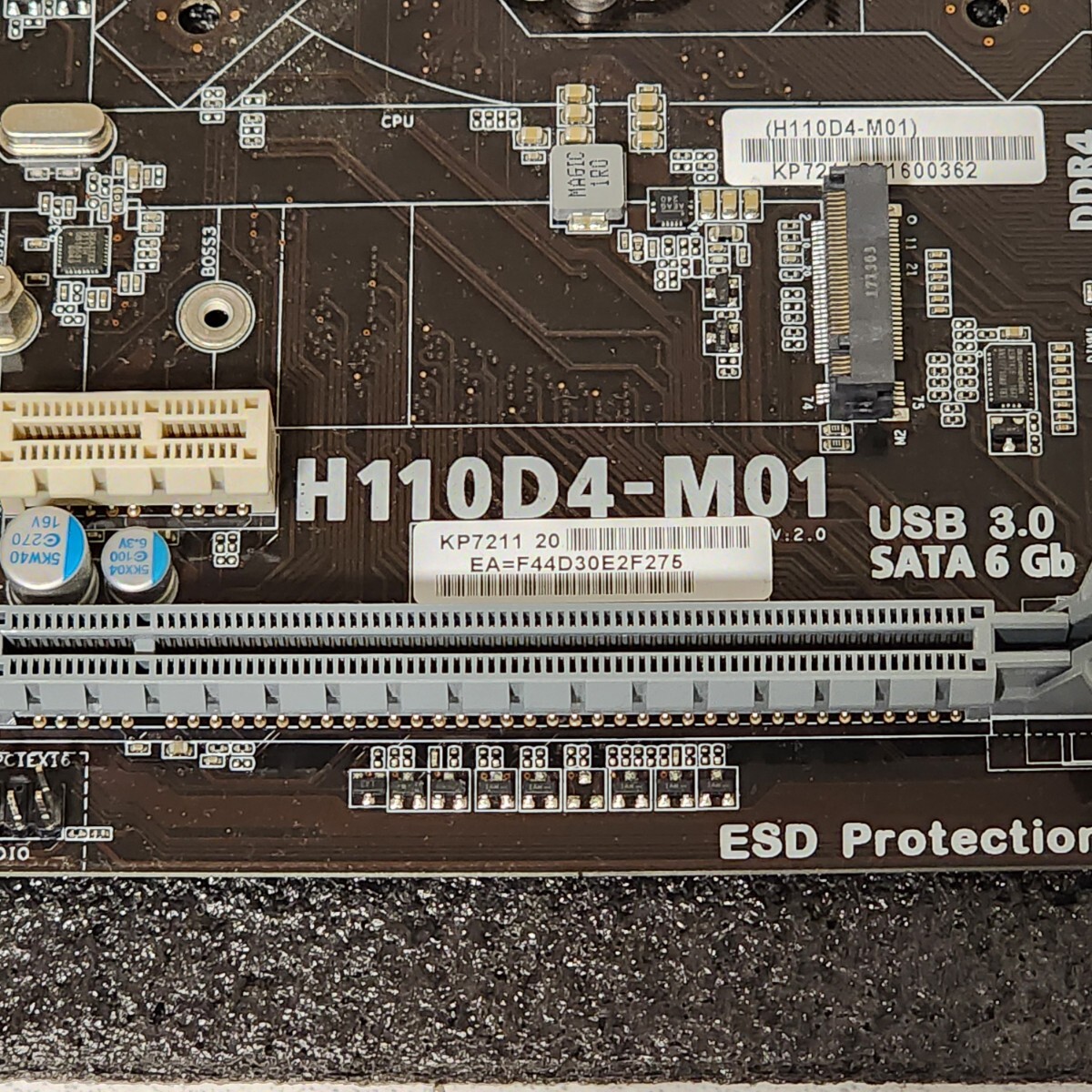 Yahoo!オークション - ECS H110D4-M01 IOパネル付属 LGA1151 MicroATX...