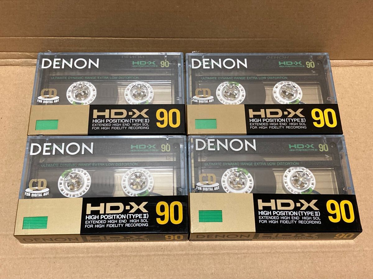 Yahoo!オークション - DENON HD-X 90 4本 未開封 未使用 カセットテー...