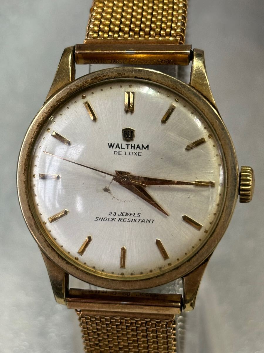 WALTHAM DELUXE 腕時計 稼働品14K GLOD 手巻き(ウォルサム)｜売買されたオークション情報、yahooの商品情報をアーカイブ公開 - オークファン（aucfan.com）